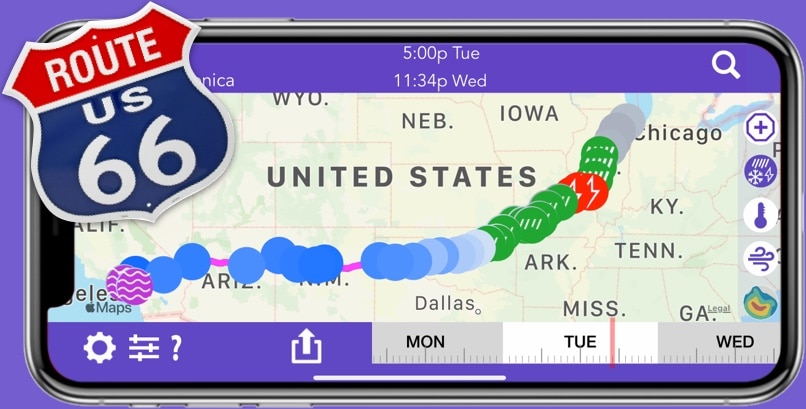 Route 66 California - Drive Weather