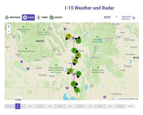 I15 Weather Idaho - Drive Weather