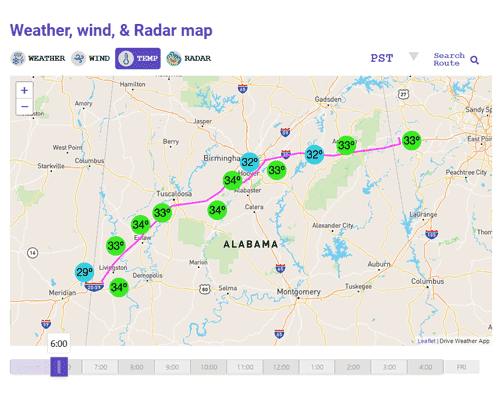 i-20 Weather Alabama - Drive Weather