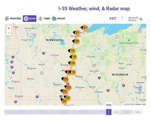 i-35 Weather Minnesota - Drive Weather