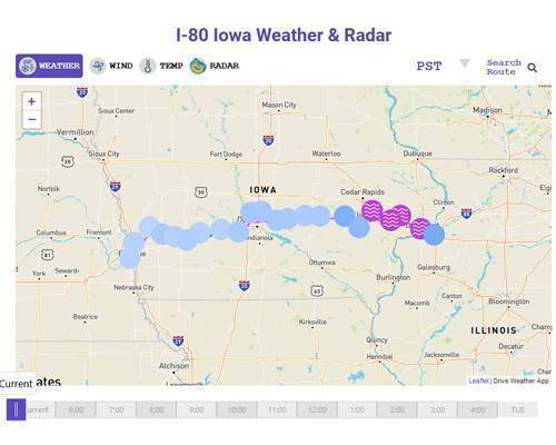 I80 Weather Iowa - Drive Weather