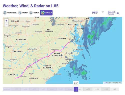 I-85 Weather - Drive Weather