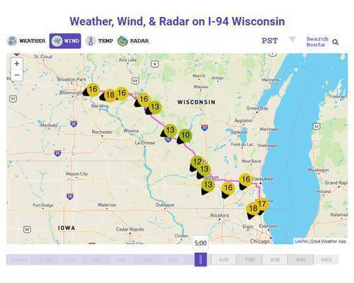 I-94 Wisconsin Weather - Drive Weather