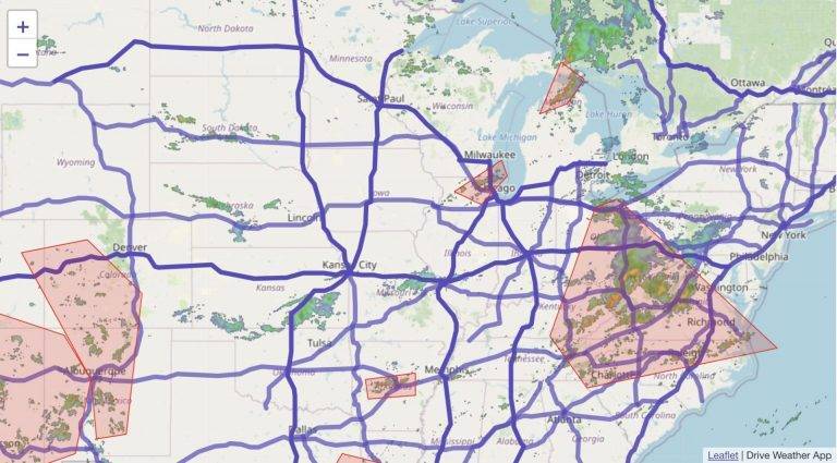 Road Trip Weather - Drive Weather